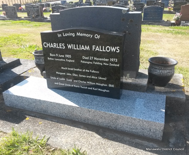 Cemetery Record Details | Manawatū District Council